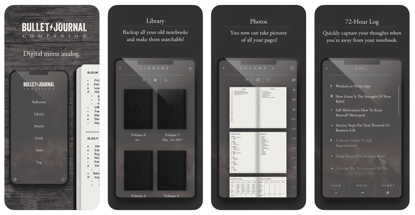 The 6 best Bullet Journal Apps + The one I use